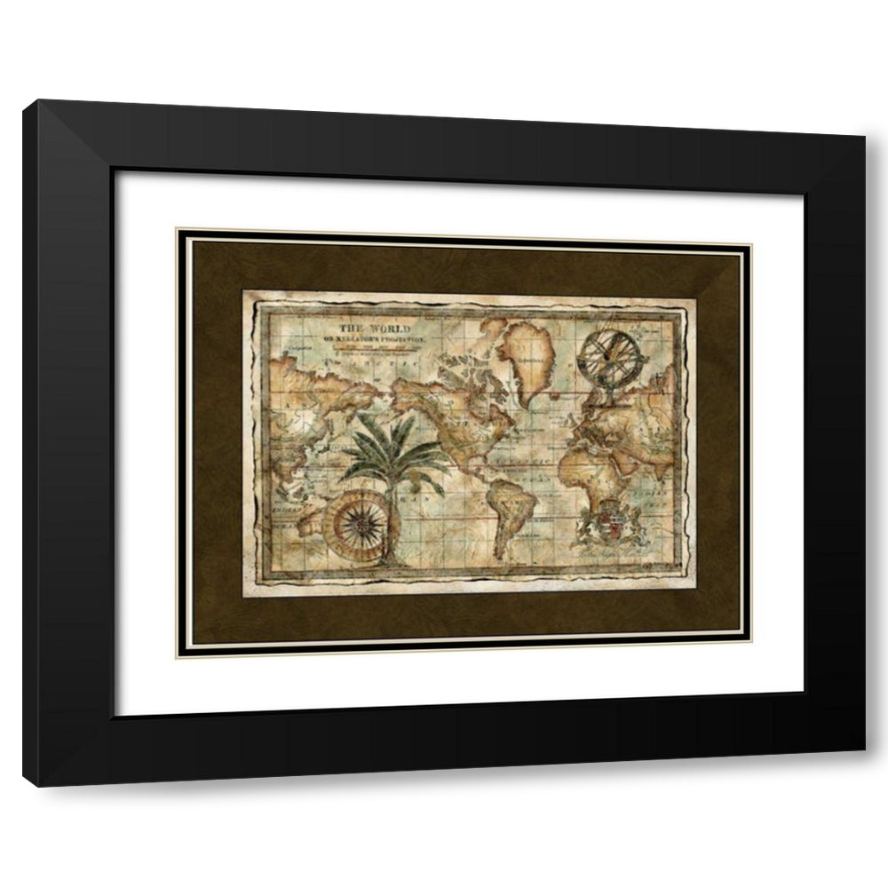 World Map with Globe by Unknown – frametowall