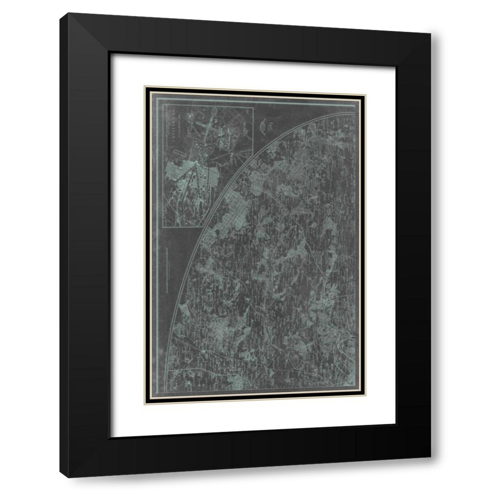 Map of Paris Grid III by Vision Studio – frametowall