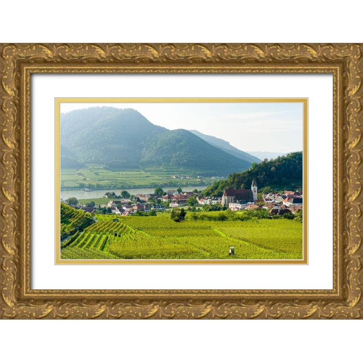 Historic village Spitz located in wine-growing area-UNESCO World ...