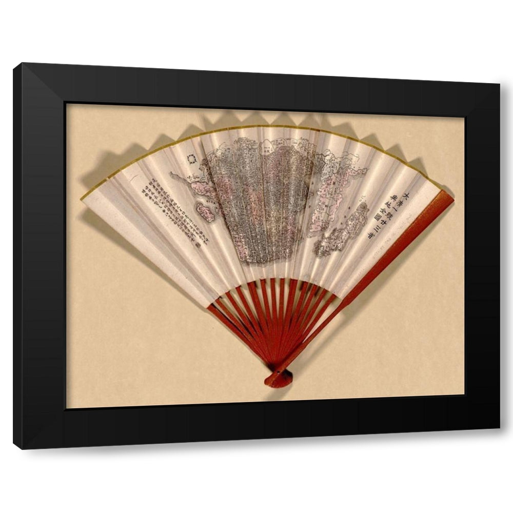 Fan Map of Japan-China and Korea by Vintage Maps – frametowall