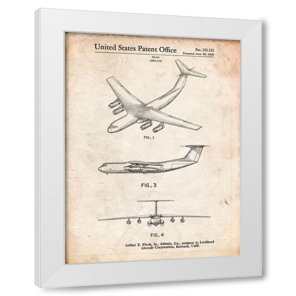 PP944-Vintage Parchment Lockheed C-130 Hercules Airplane Patent Poster ...