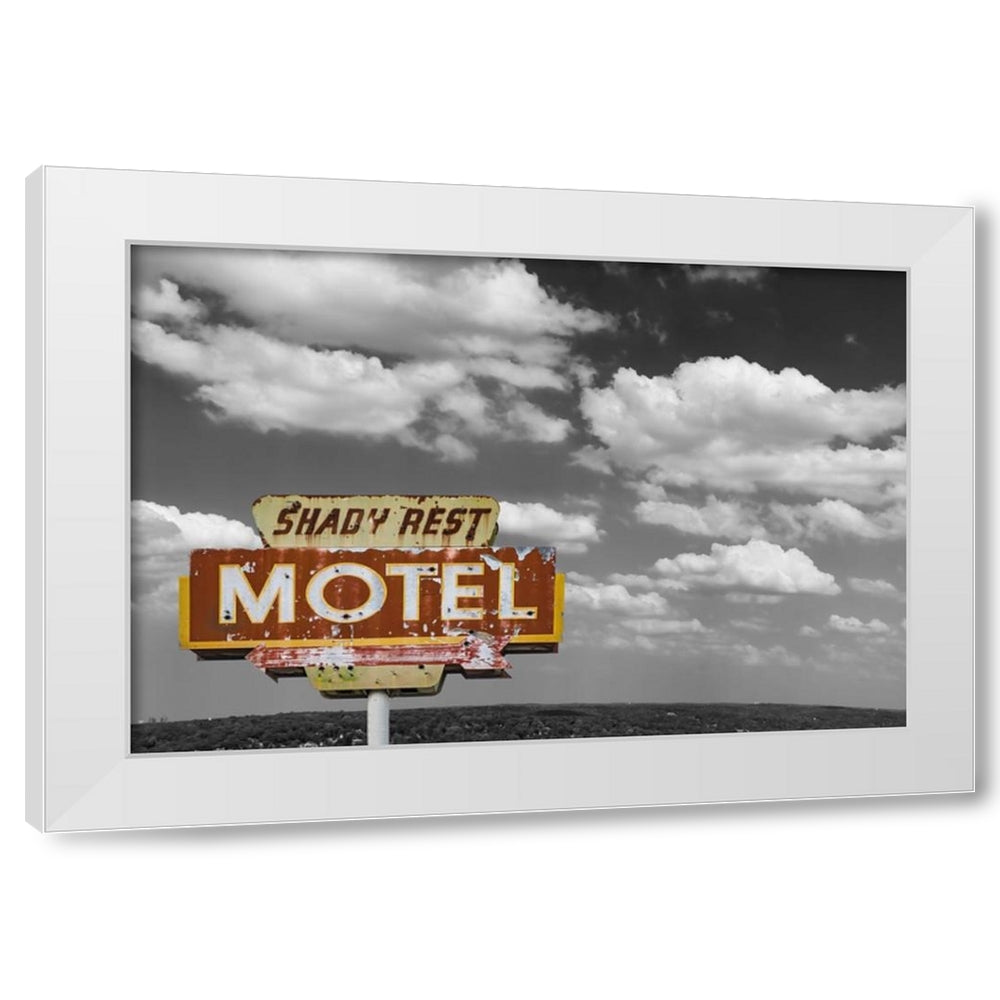 Shady Rest Motel Vintage Sign by Stein, Daniel – frametowall