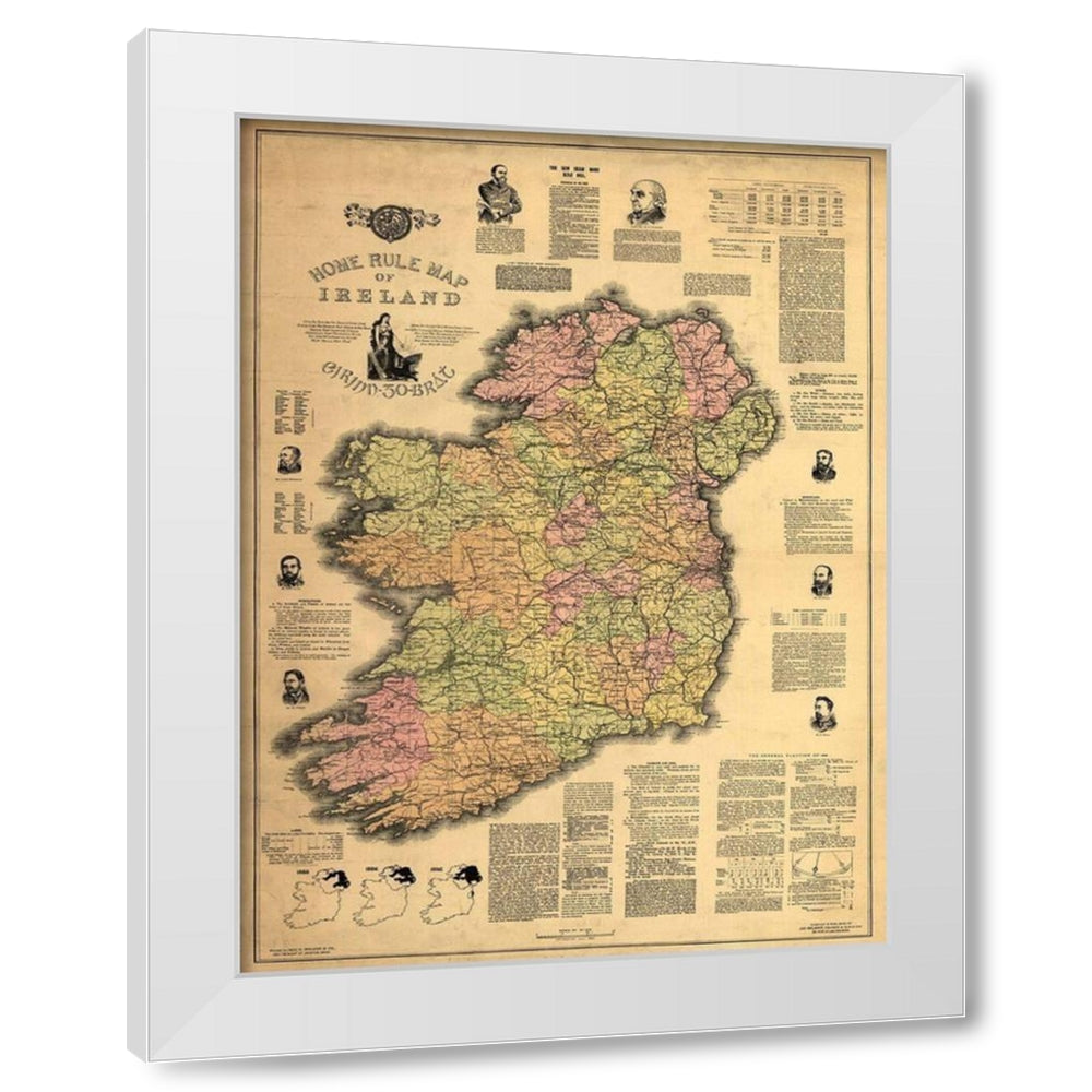 Home Rule Map of Ireland by Sproul, Dan – frametowall